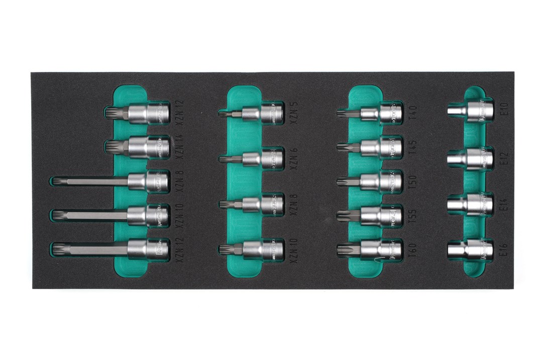 Piper XZN, T & E, kort & lang, 1/2", K 26063 - Kamasa Tools