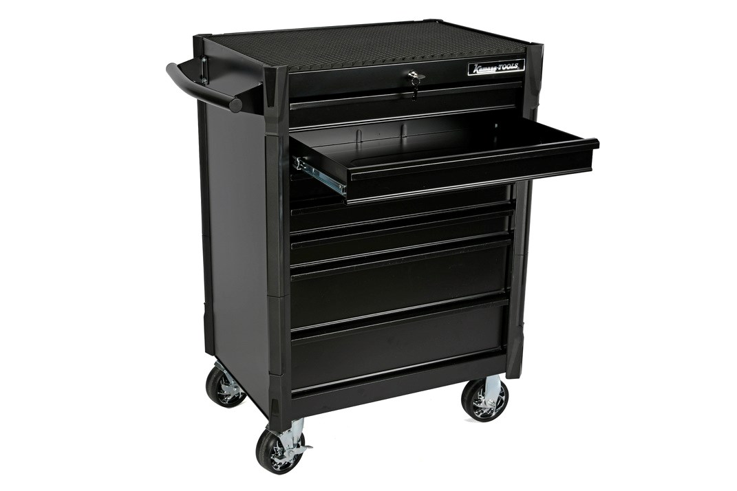 Tool trolley, 7 drawers, black, K 10771 - Kamasa Tools